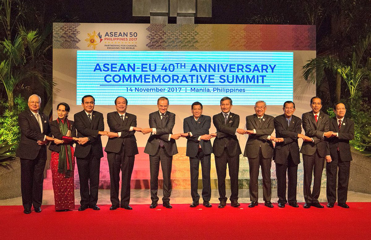 40 years of eu-asean friendship, cooperation. we both believe in rules ...
