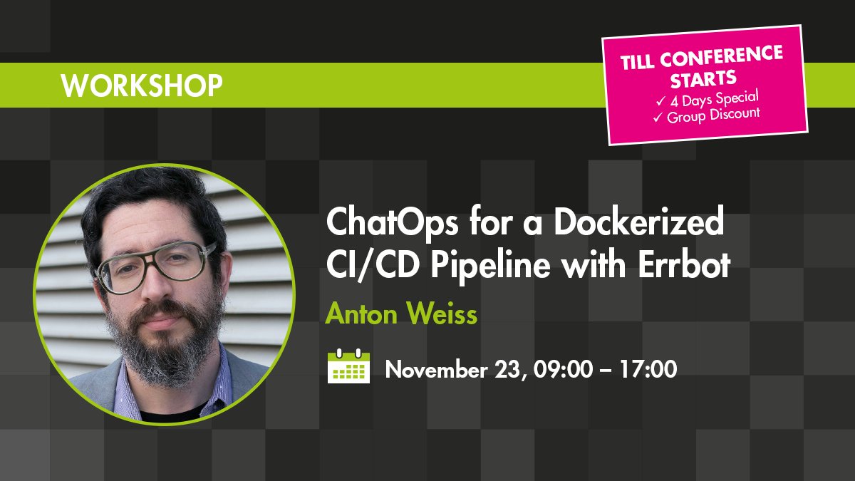 DevopsCon on Twitter: "How to build a basic #chatbot for #ChatOps using the #Errbot #framework ...