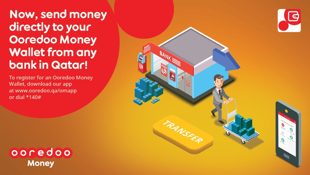 Ooredoo Qatar on Twitter: "Transfer money from your bank account in Qatar directly in to your ...