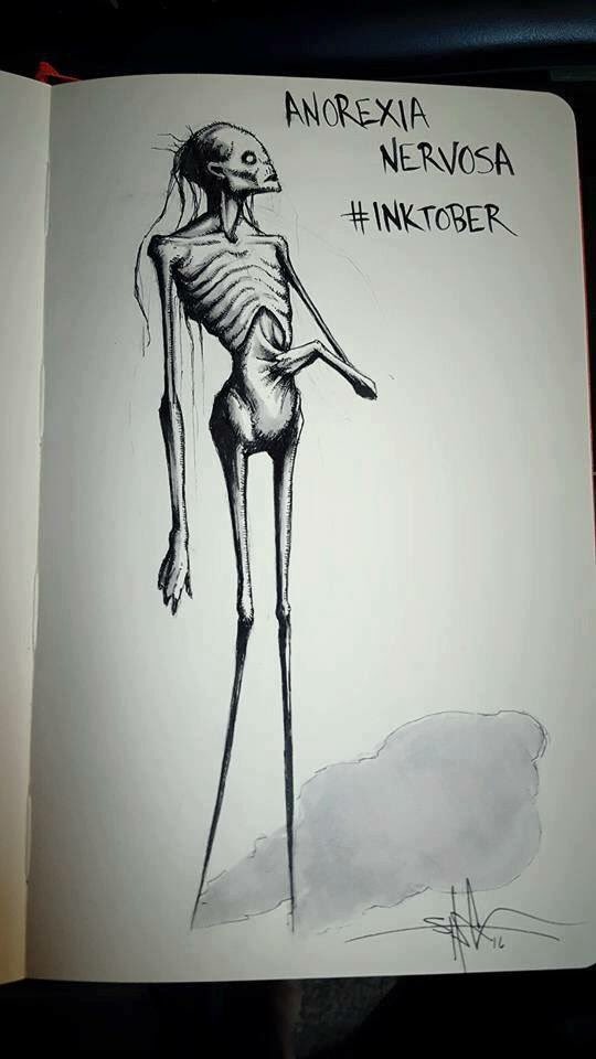 Anorexia Nervosa Drawing