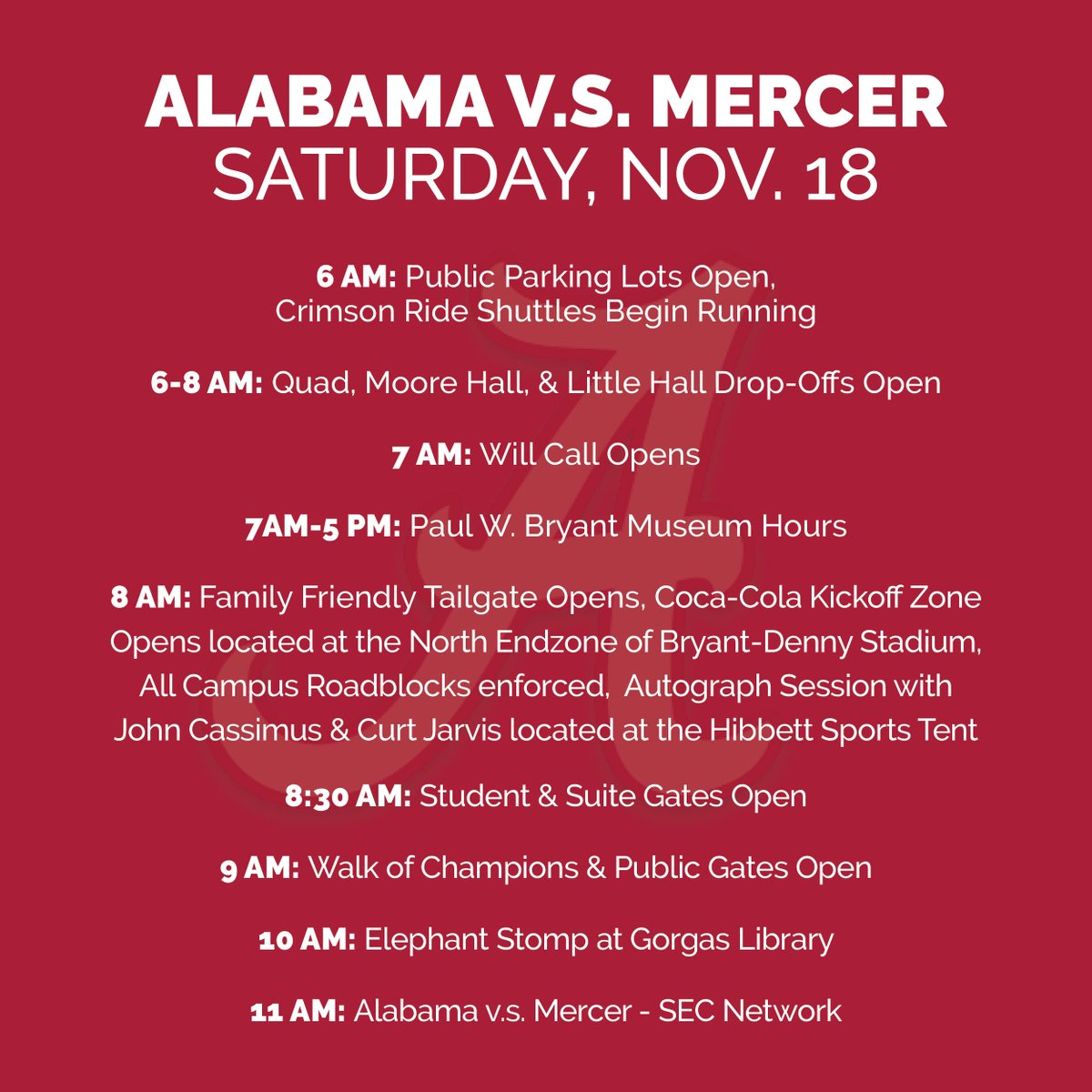 Carrying my daughter to her first Bama game this week | TideFans.com