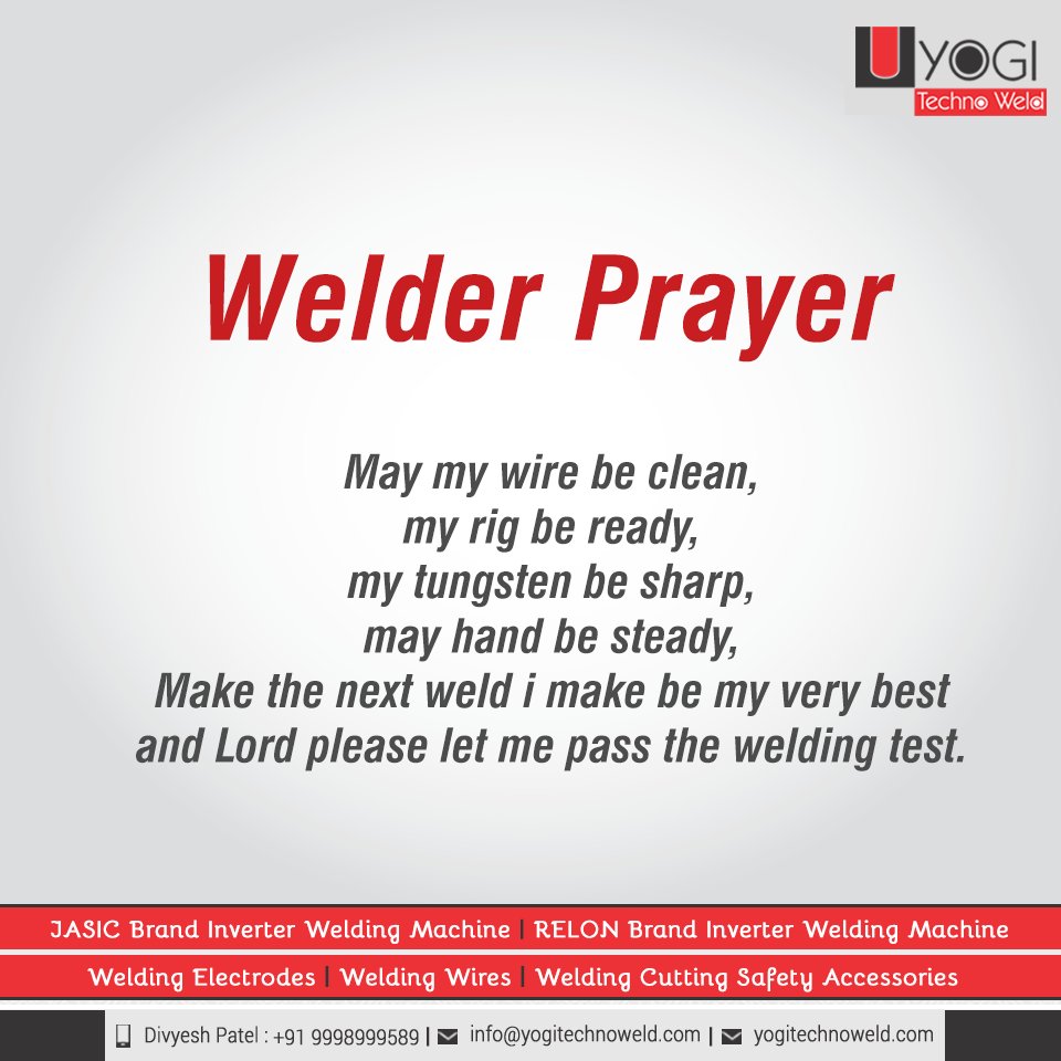 Welder Prayer