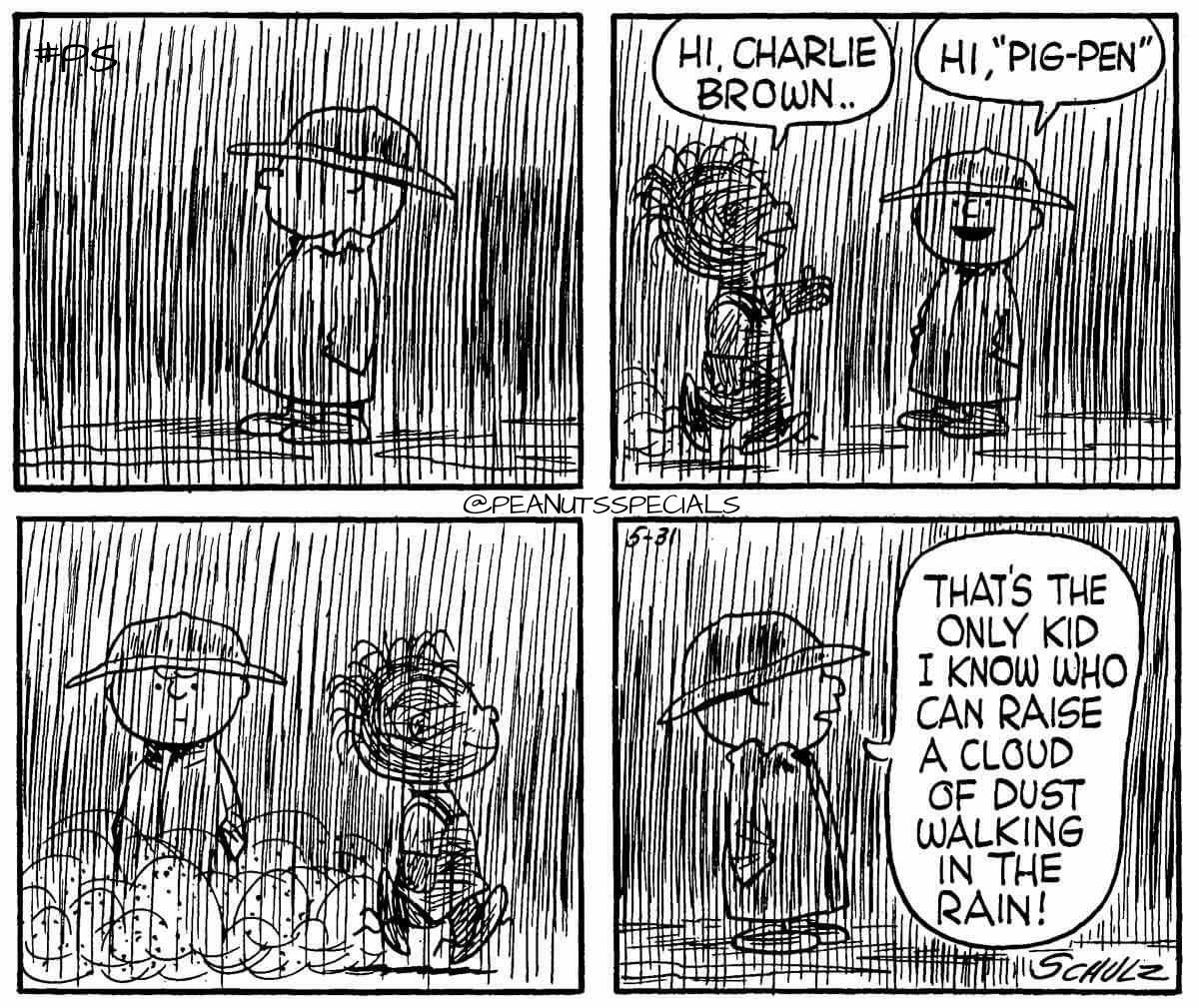 Charlie Brown Cloud Black