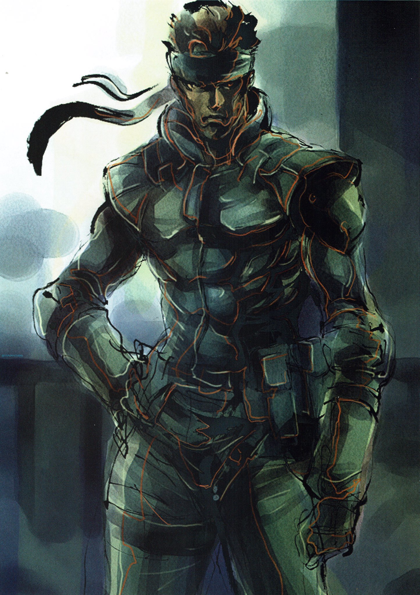 Metal Gear Solid Snake Art