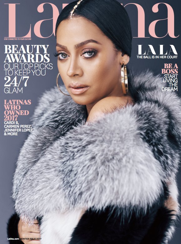 Lala covers Latina Magazine | Lipstick Alley