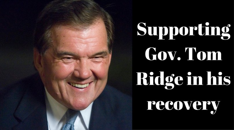 Our thoughts are with former Pa. Gov. Tom Ridge and his family and ...