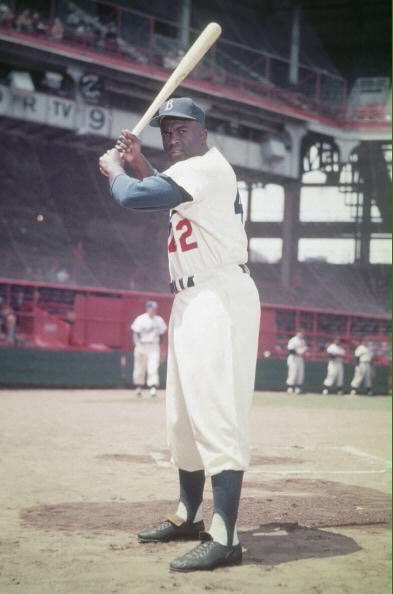 Jackie Robinson Batting Stance