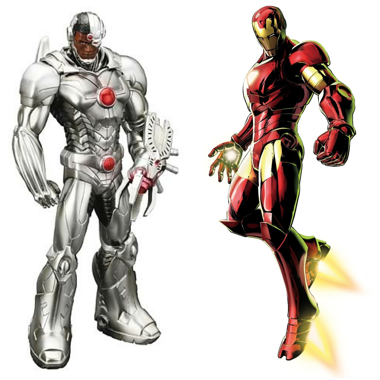 Cyborg Vs Iron Man