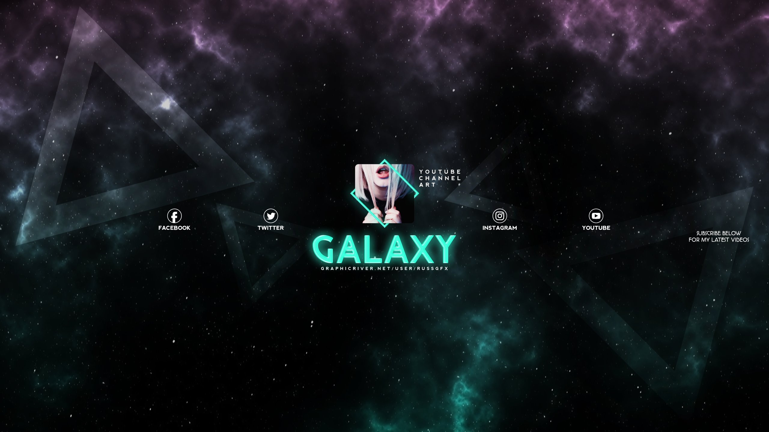 Youtube Channel Art Galaxy