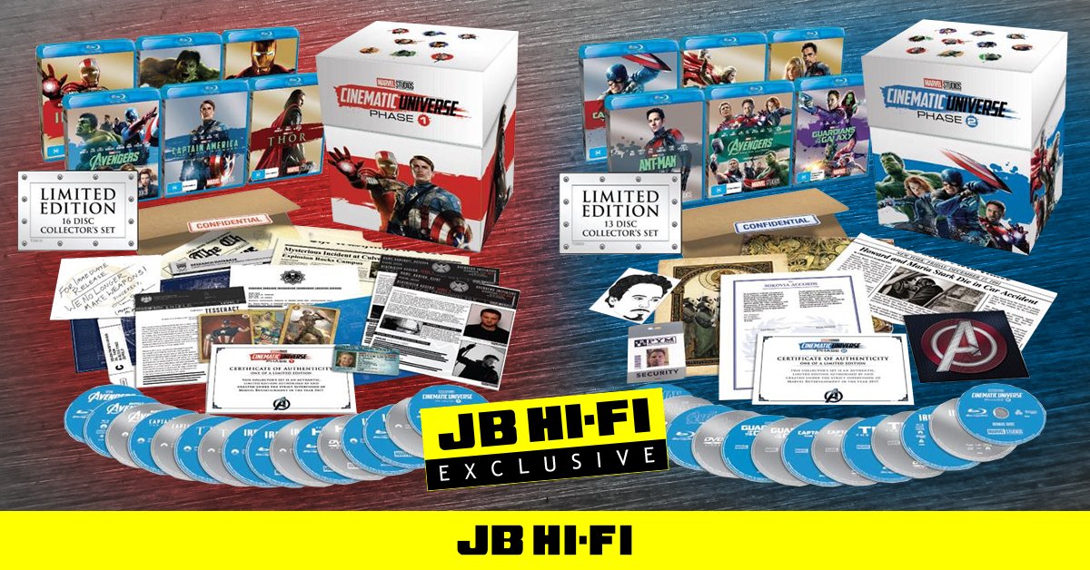 Marvel Cinematic Universe Phase 1 Box Set
