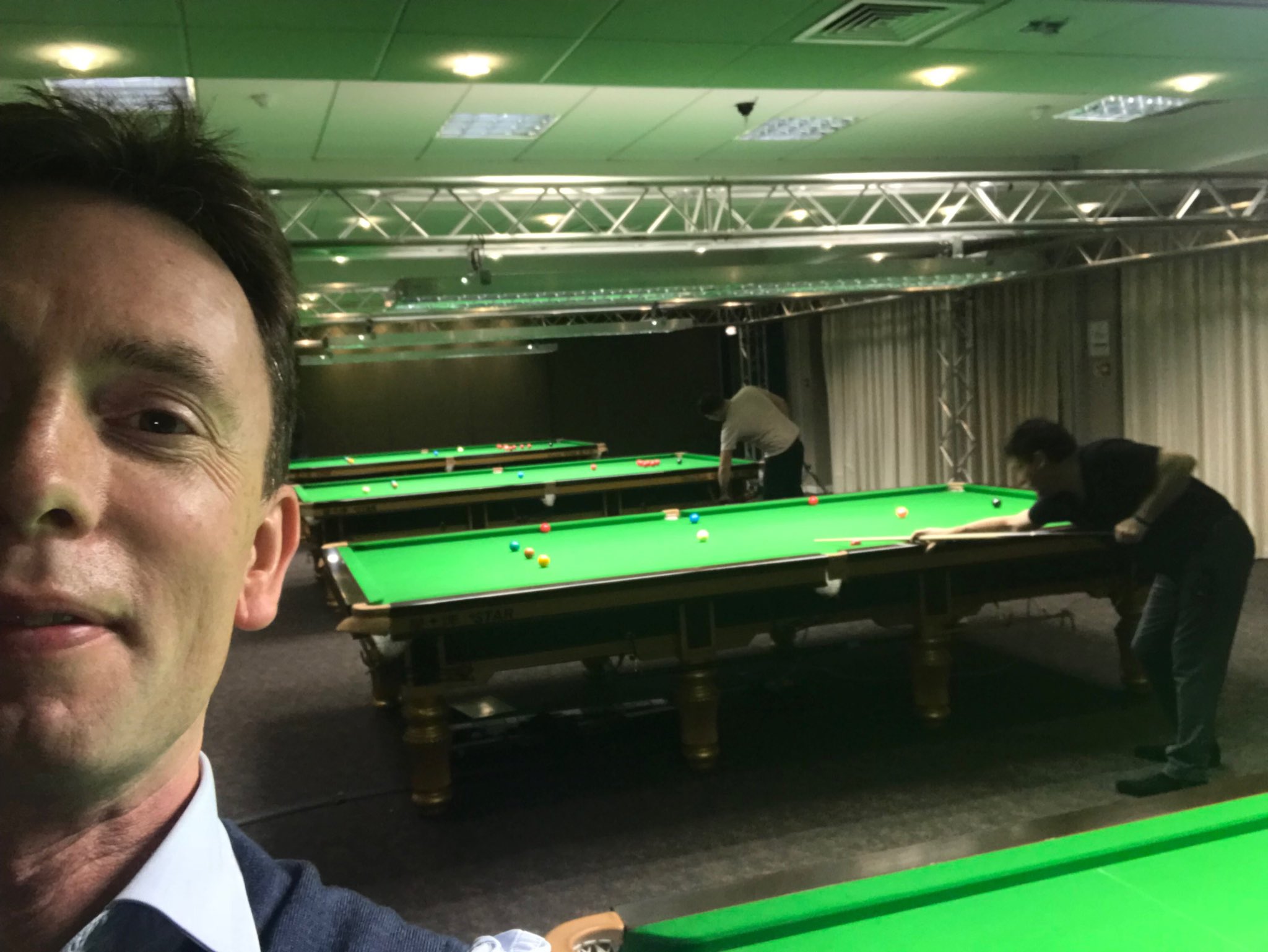 Ken Doherty Official on Twitter: "In the practice room with some young up and coming snooker ...
