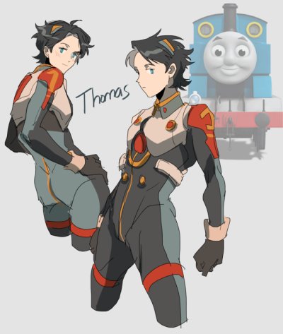 A tumblr user has been designing a Thomas the Tank Engine mecha AU and ...