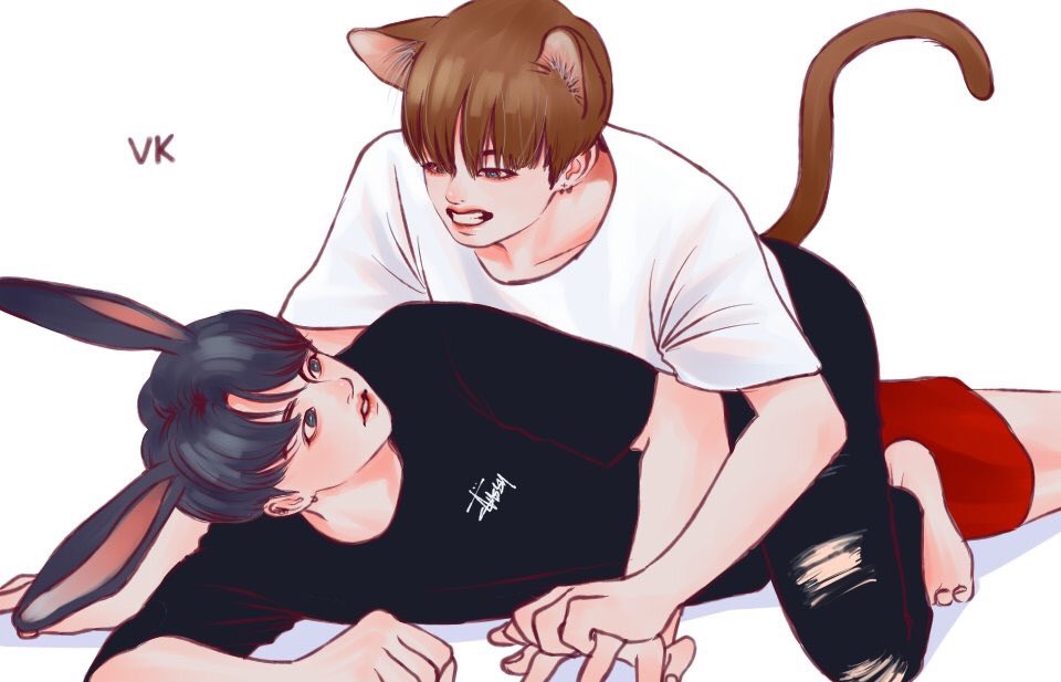 Pin By Aileen Kt On Taekook Bts Fanart Vkook Fanart Taekook Fanart