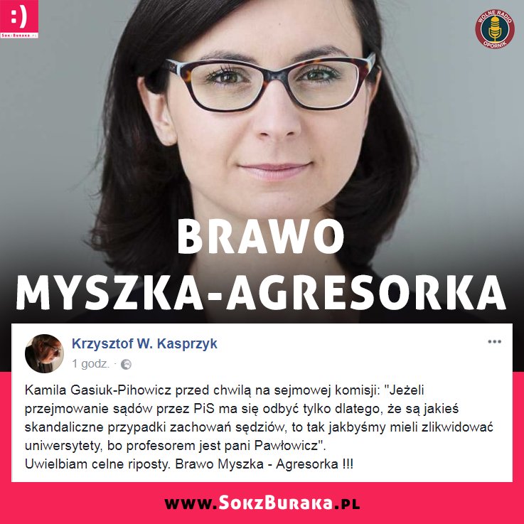 SokzBuraka :) on Twitter: ""Jeżeli przejmowanie sądów przez PiS ma się odbyć tylko dlatego, że ...