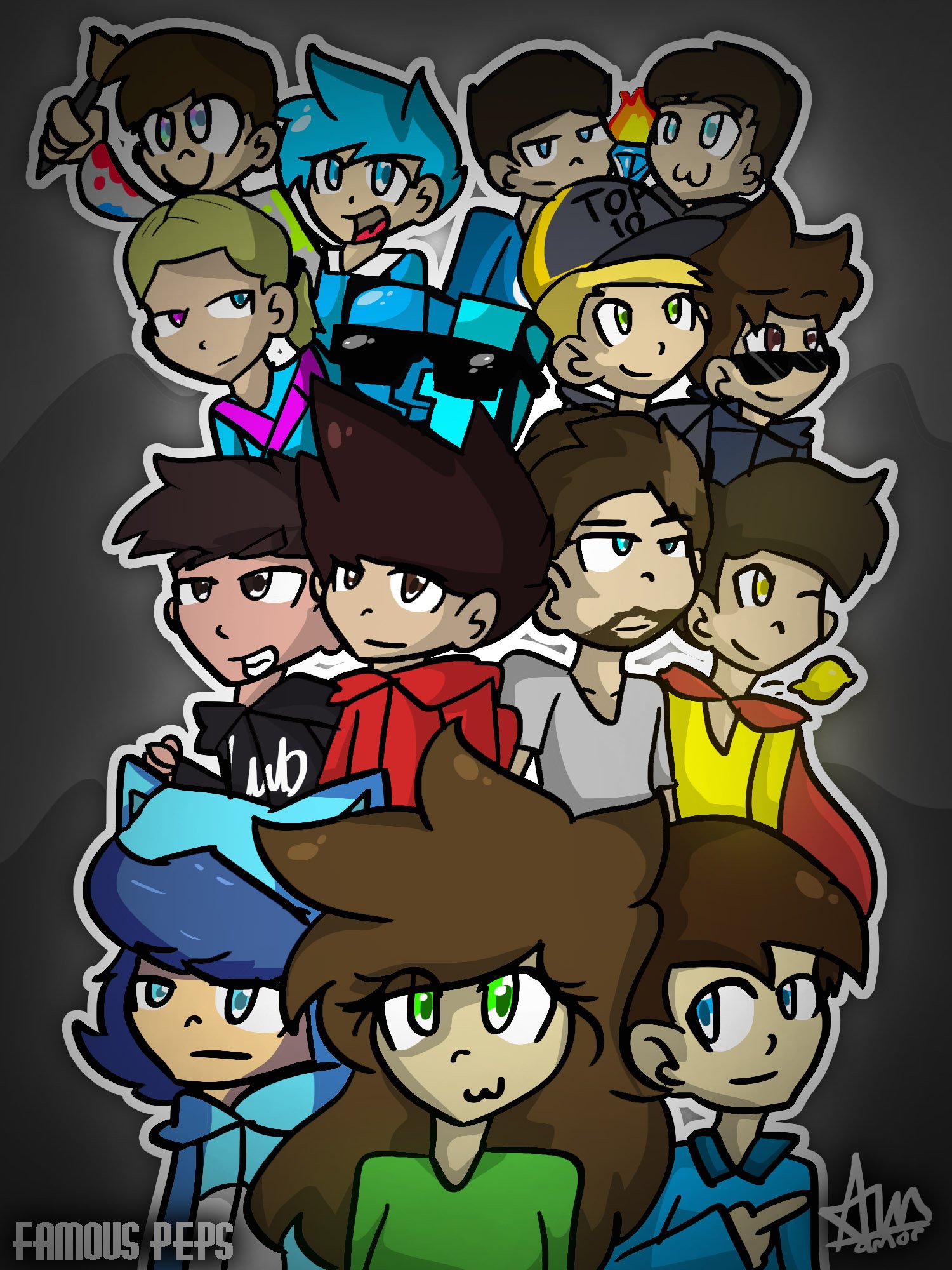 Famous Youtubers Fan Art