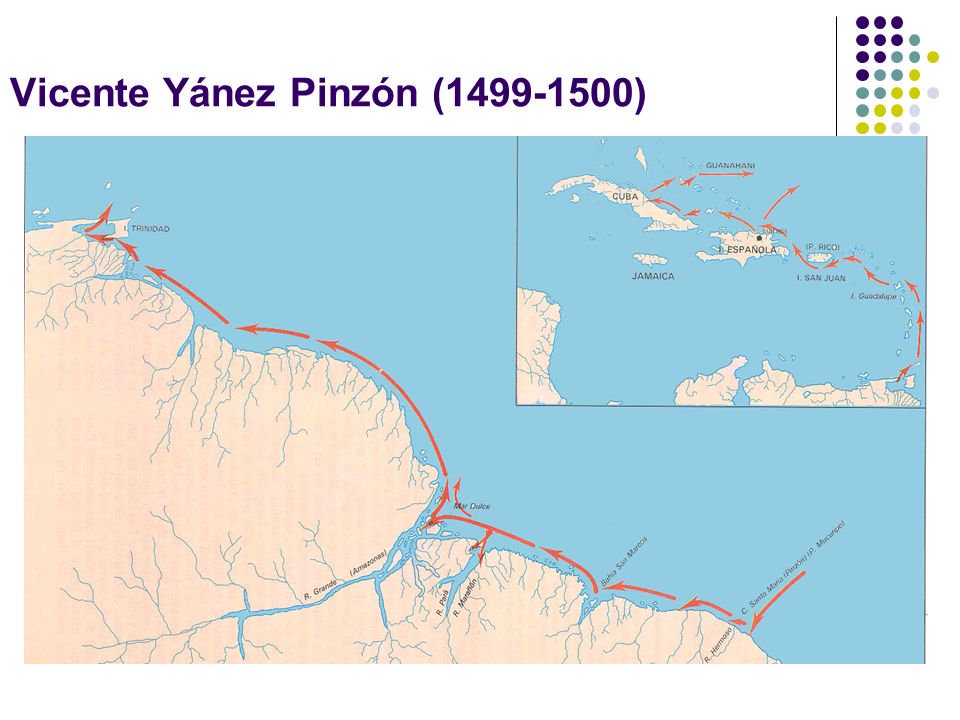 El 19 de noviembre de 1499 del puerto de Palos (España) salió Yáñez ...