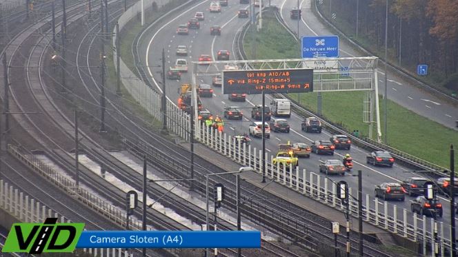 Rijkswaterstaat Verkeersinformatie on Twitter: "Bij Amsterdam-Sloten op de #A4 naar Amsterdam ...