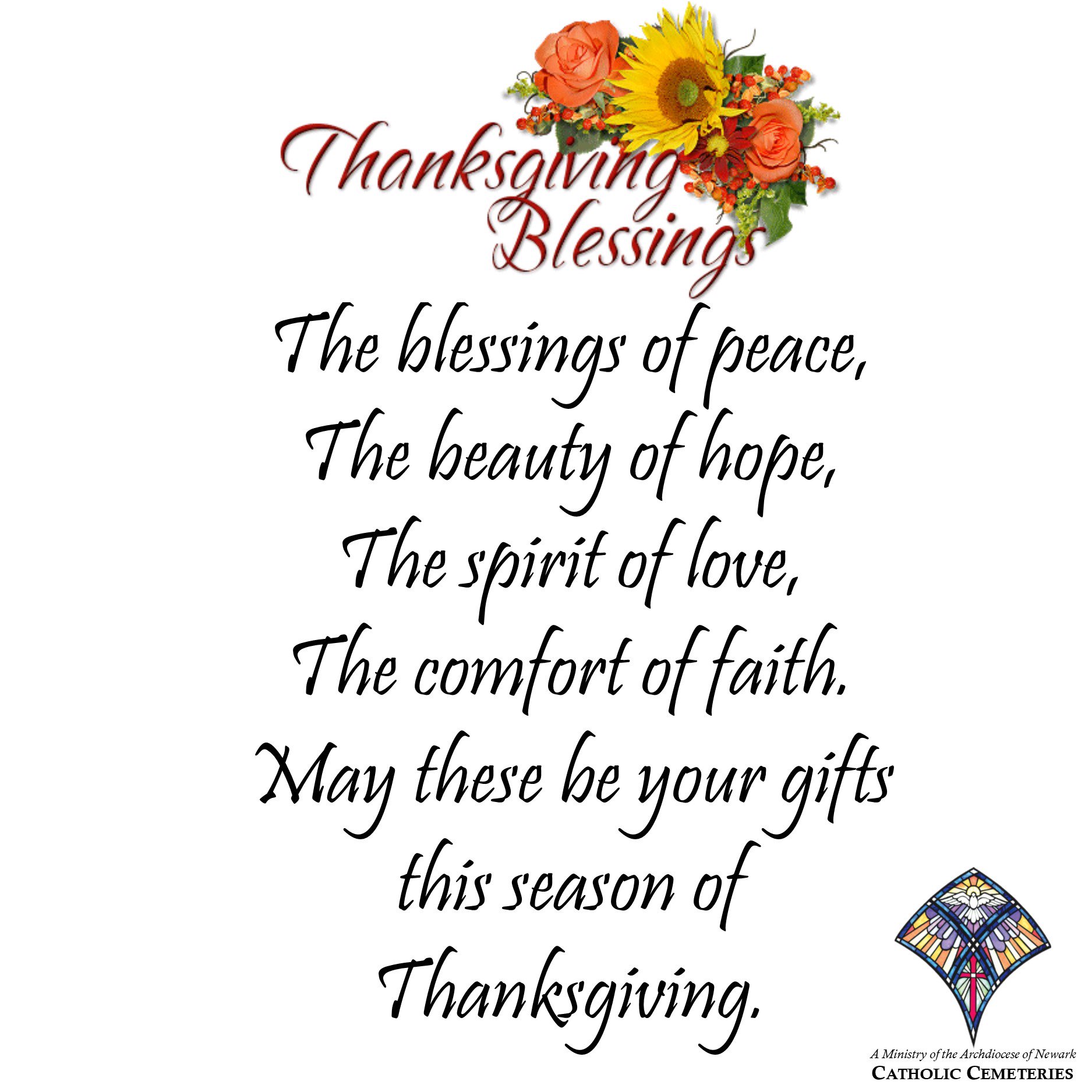 Catholic Thanksgiving Prayer