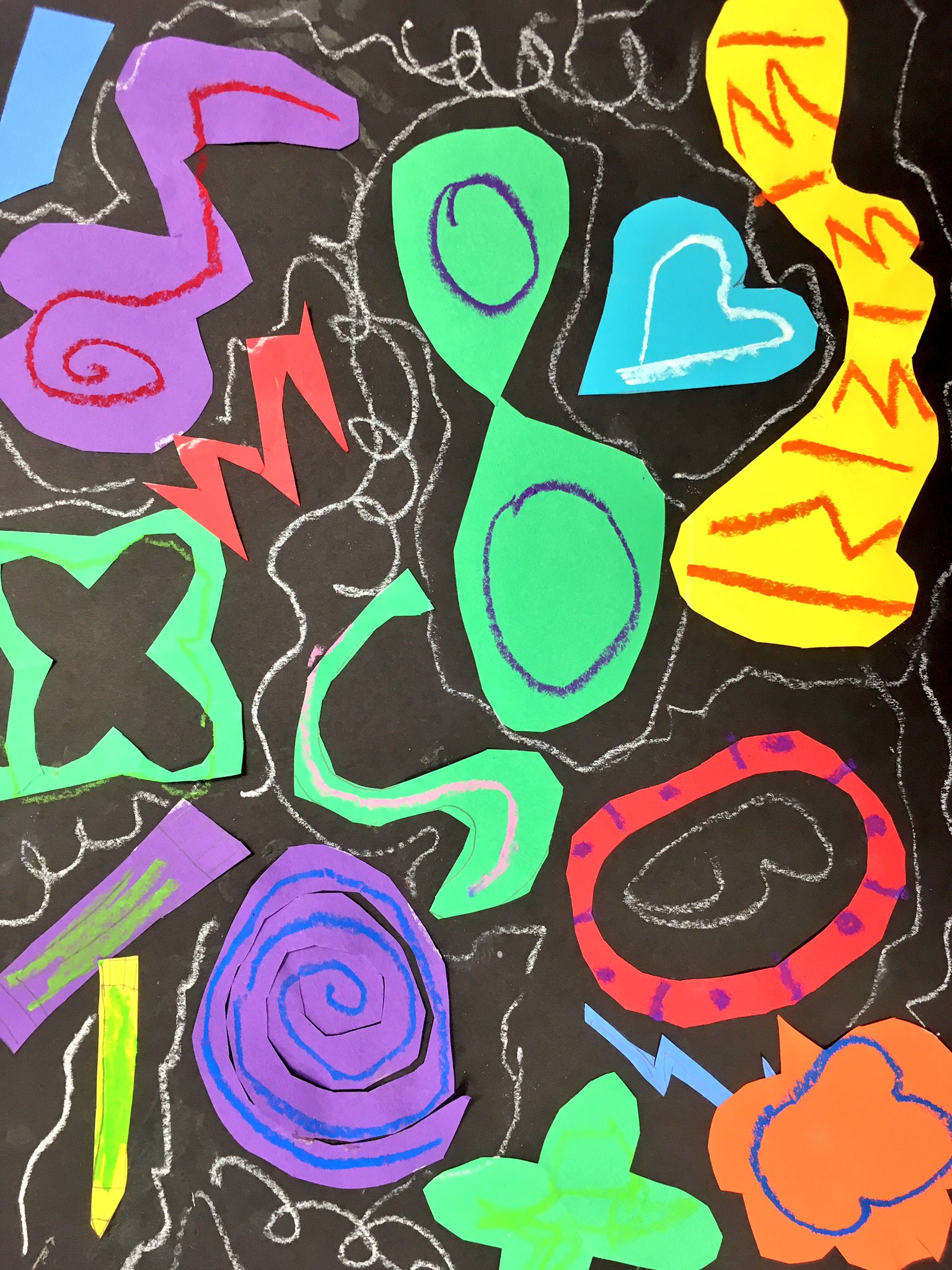 Emily Birchler on Twitter: "First grade artists created artwork ...