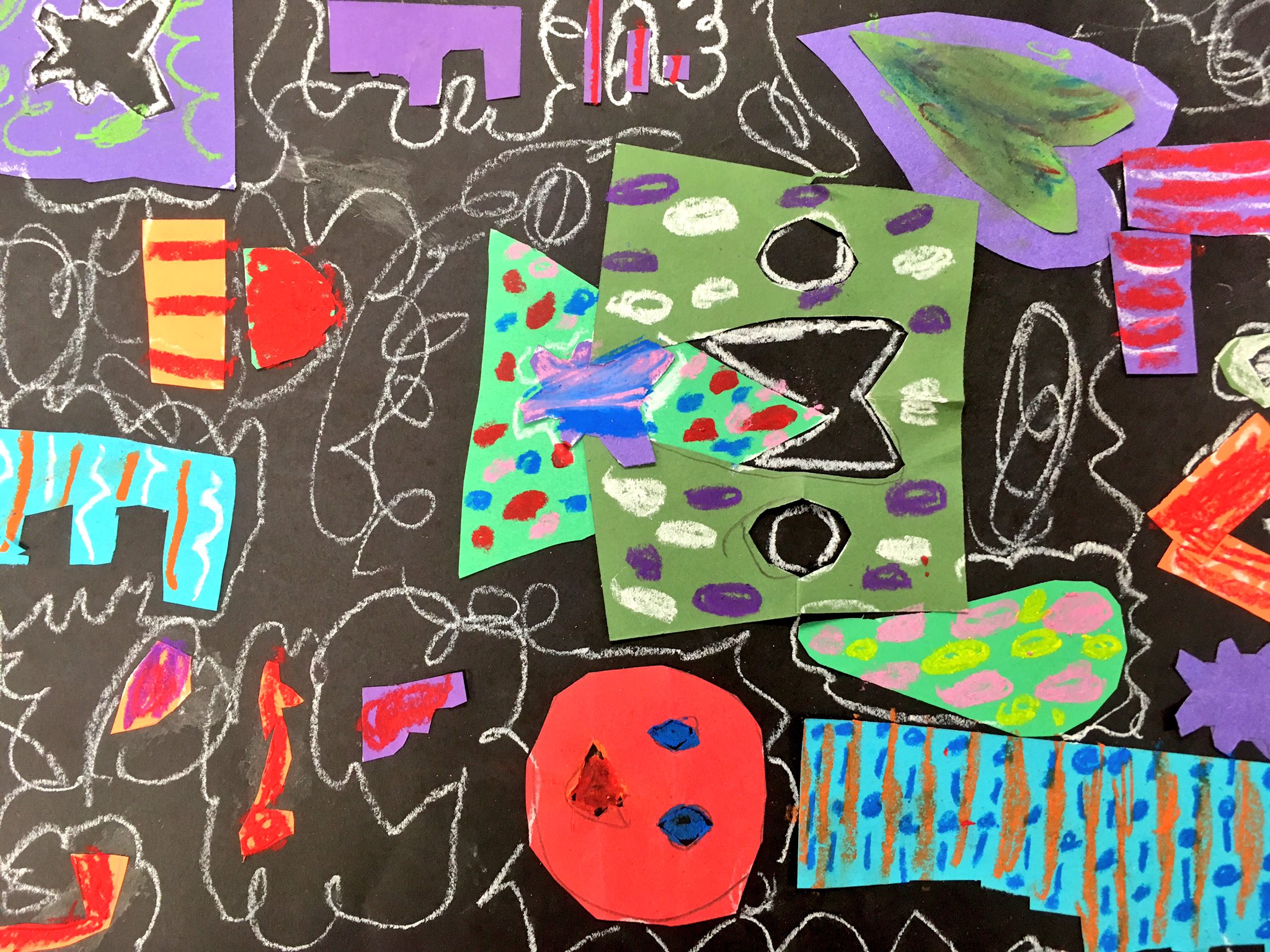 Emily Birchler on Twitter: "First grade artists created artwork ...