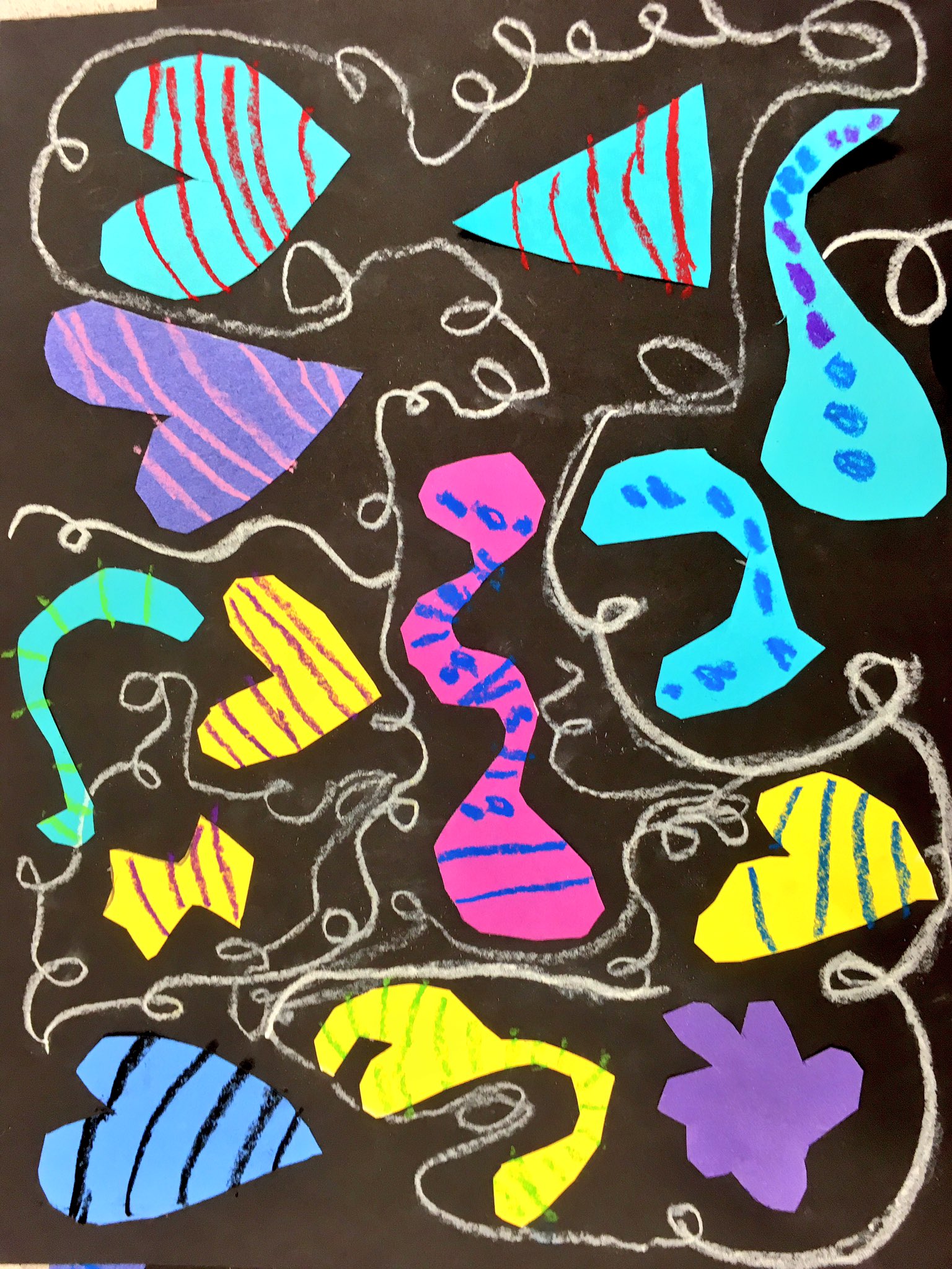 Emily Birchler on Twitter: "First grade artists created artwork ...