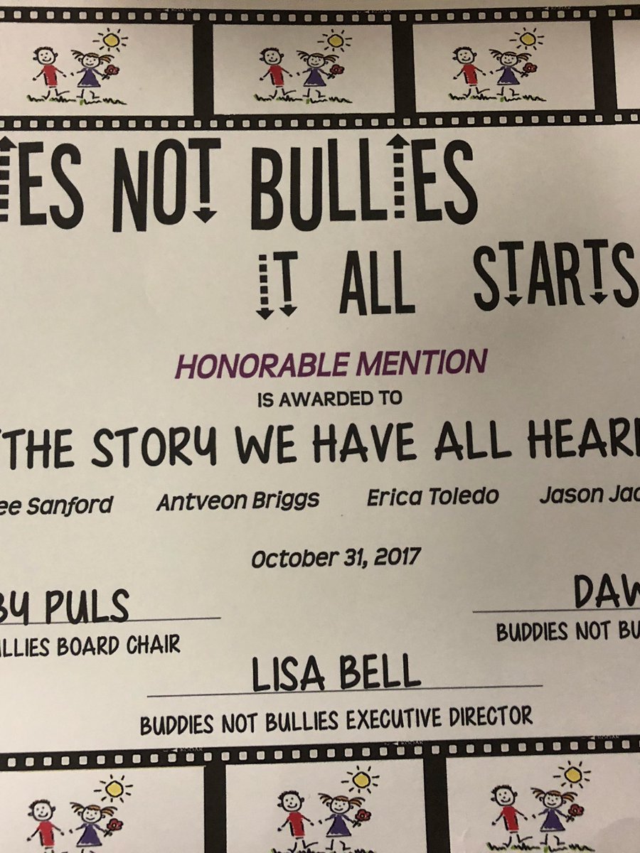 Buddies Not Bullies (@BudsNotBullies) | Twitter