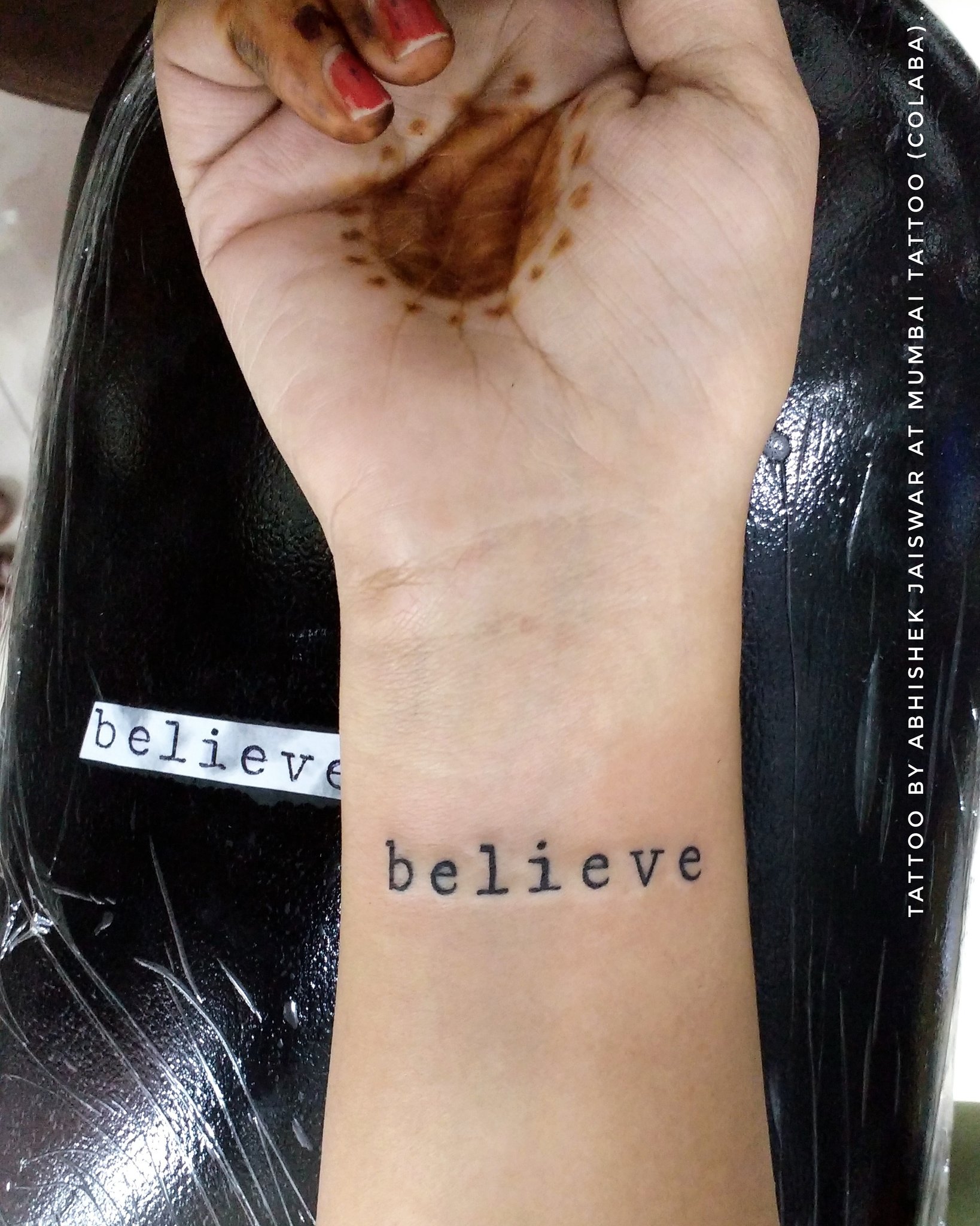 Believe Tattoos On Wrist 50+ Elegant Wrist Tattoos For Females: