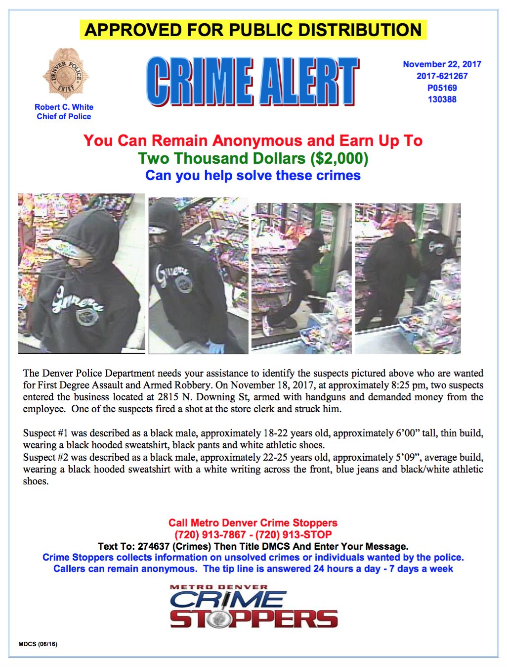 Denver Police Dept On Twitter Denver We Need Your Help Identifying