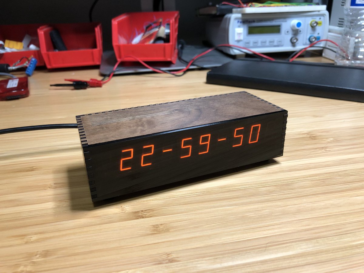 GitHub - 74hc595/Panaplex-Clock: Code/schematics for a clock using a ...