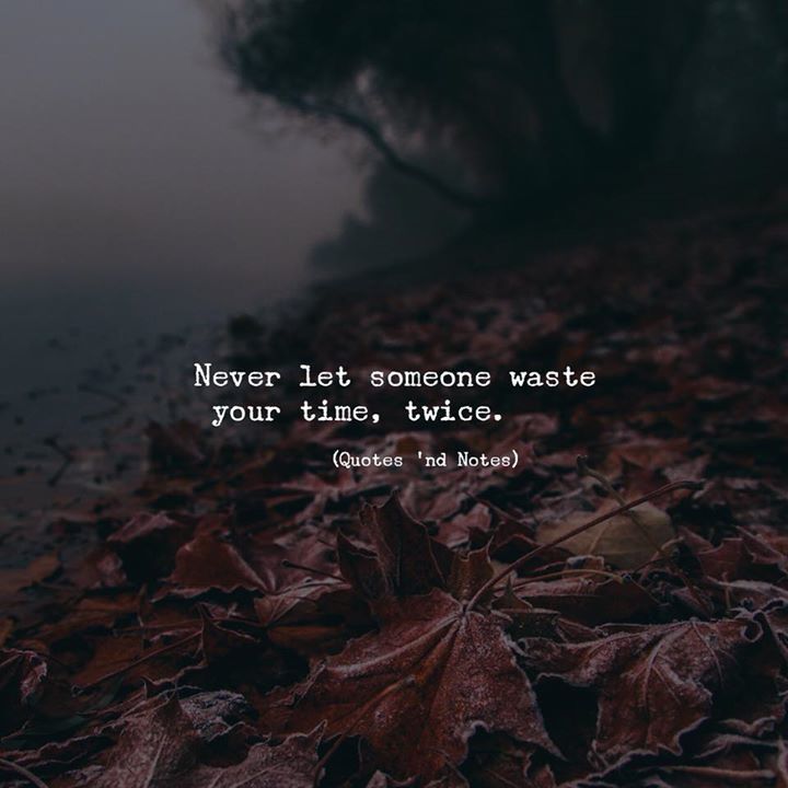 Never Waste Your Time Quotes