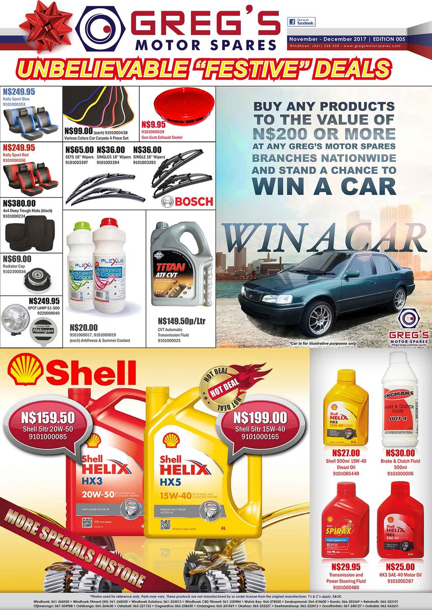 Greg's Motor Spares, Omaheke Region (+264 62 562 651)