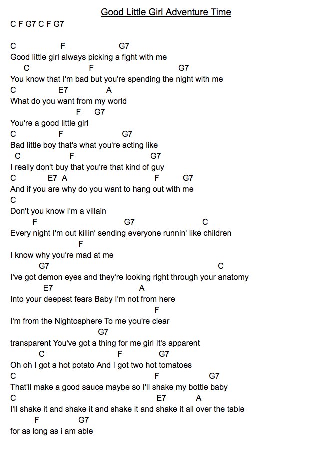 Good Little Girl Adventure Time