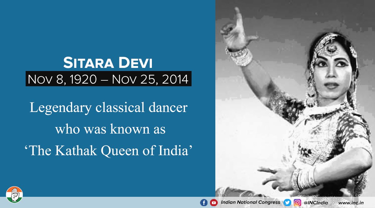 Congress On Twitter Described As ‘nritya Samragni By Rabindranath 2339