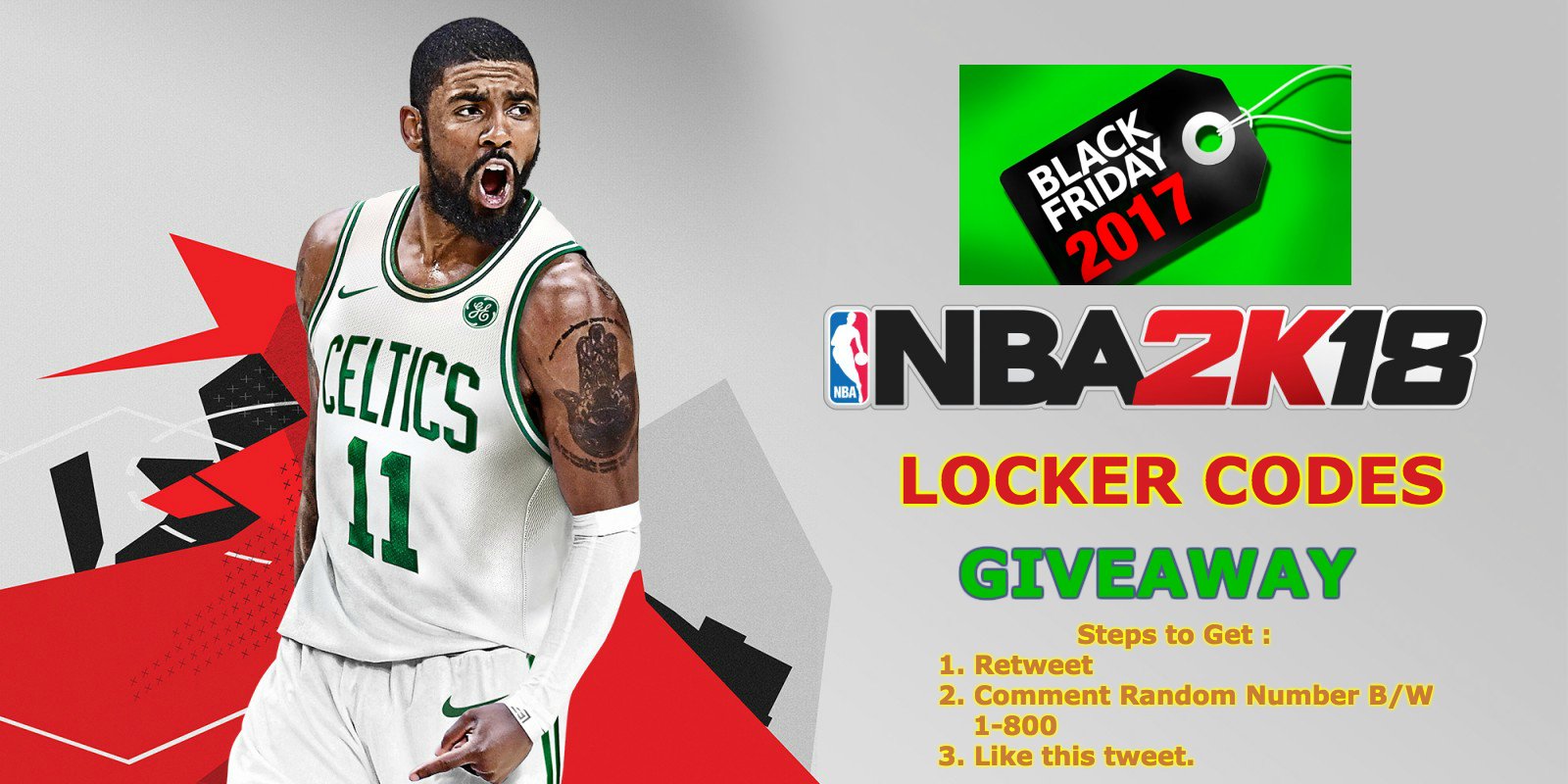 Nba 2k18 Locker Code On Twitter Black Friday 2017 Giveaway Get Nba