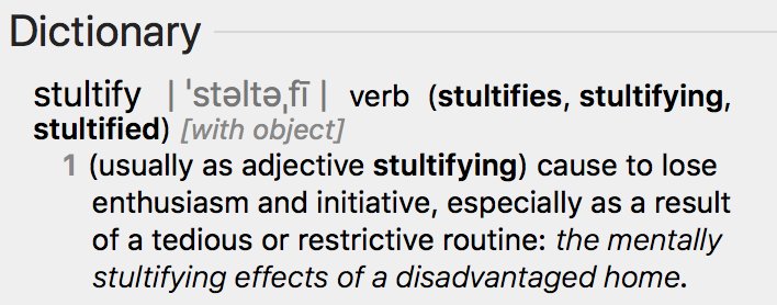 Stultify Definition