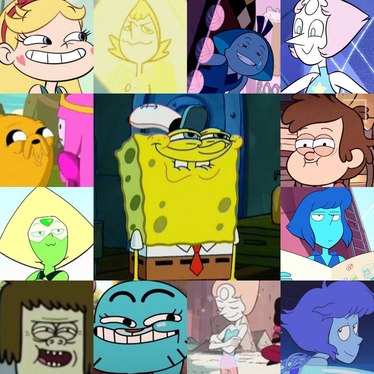 Spongebob Meets Regular Show