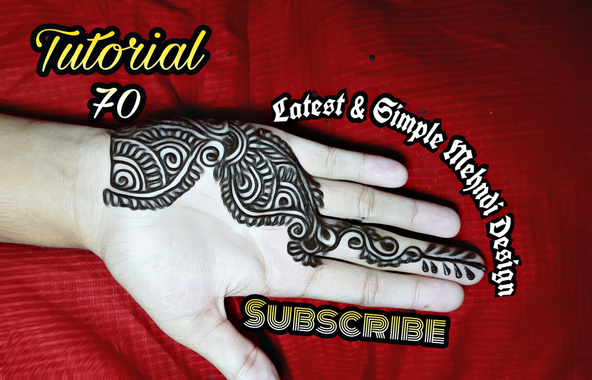 Simple Mehndi Designs For Left Hand Palm