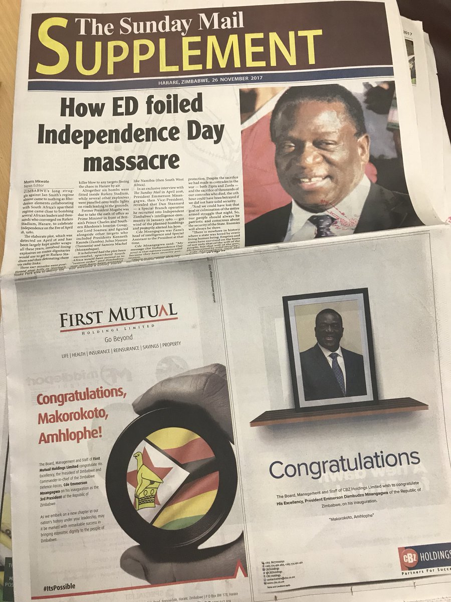 Advertisements In Zimbabwe