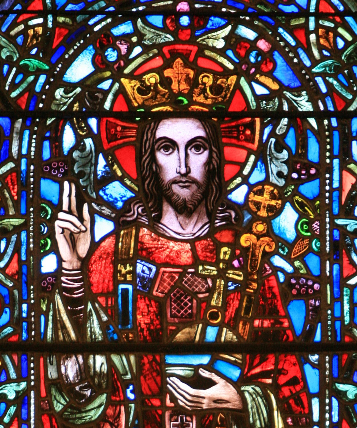 Christ The King Stained Glass