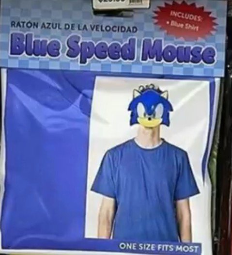Bootleg Sonic Costume