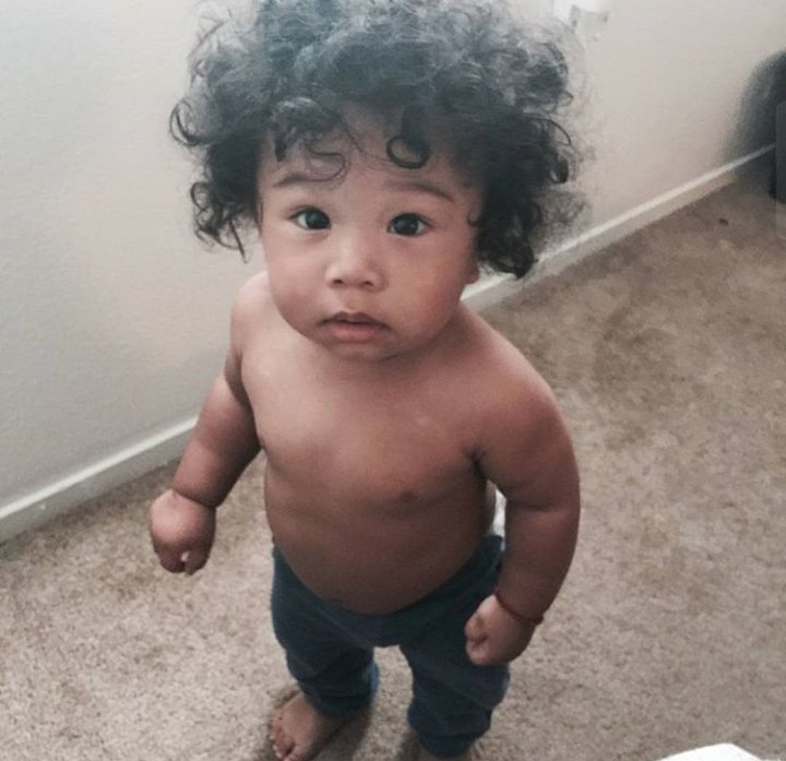 Cute Blasian Baby