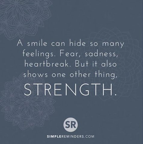 Quotes About Hiding A Smile