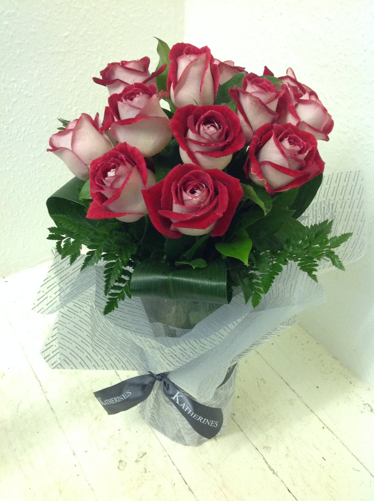 Fire And Ice Roses Bouquet