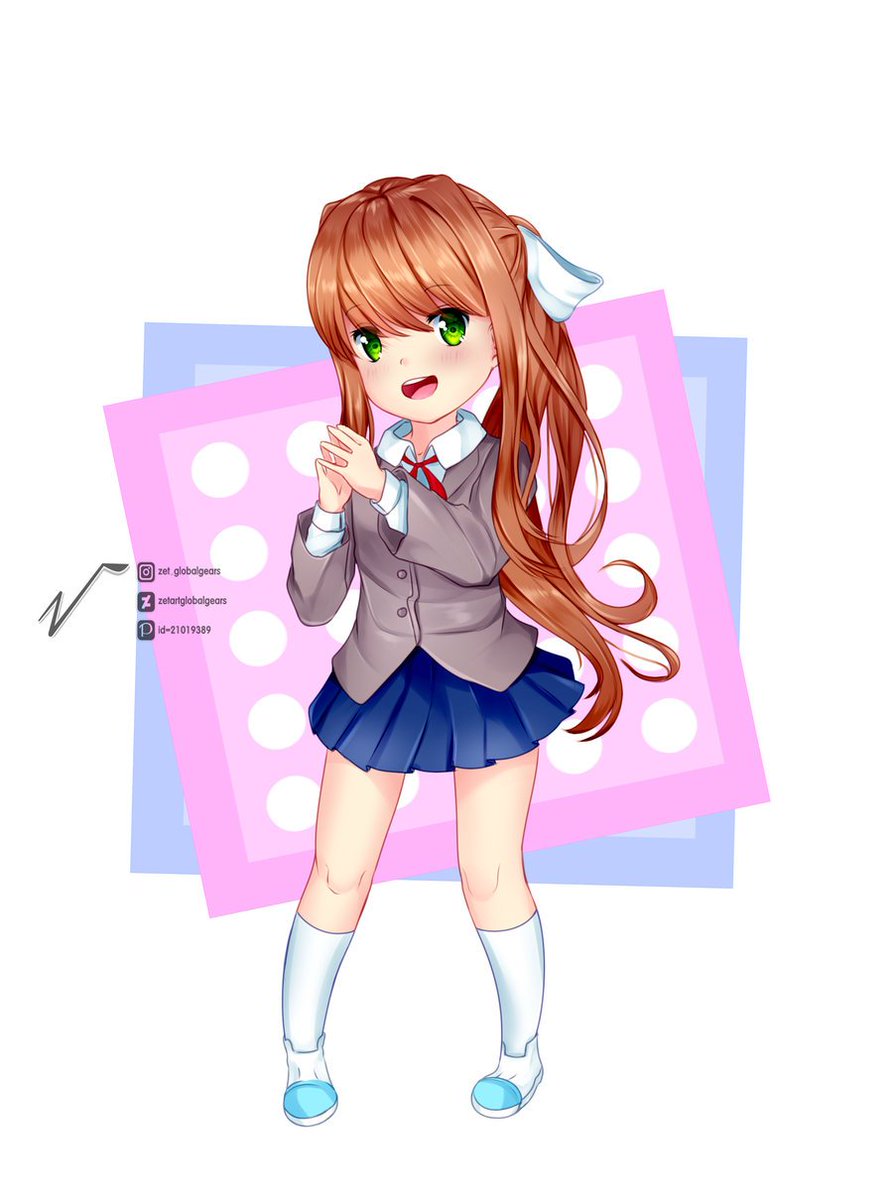 Loli-fied Monika : r/DDLC