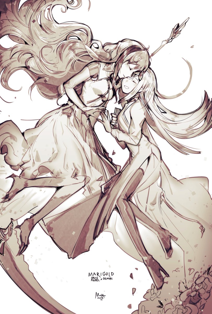 「My first attempt on #inktober2017 ! The theme is human& mons」V for ...