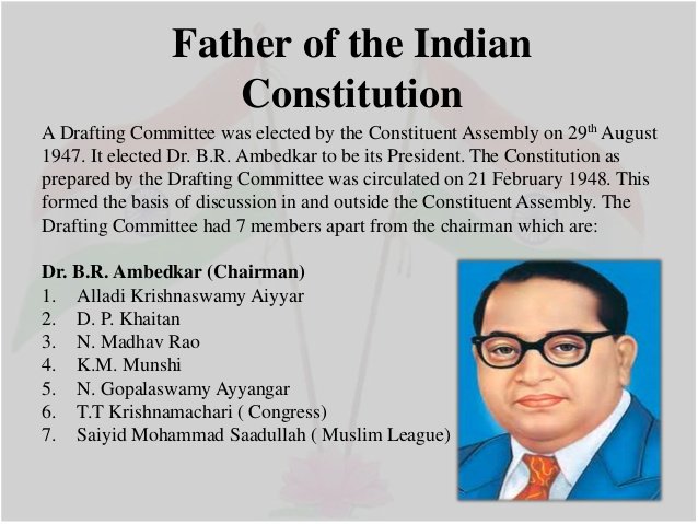 🎉 Images of drafting committee indian constitution. Drafting Committee ...