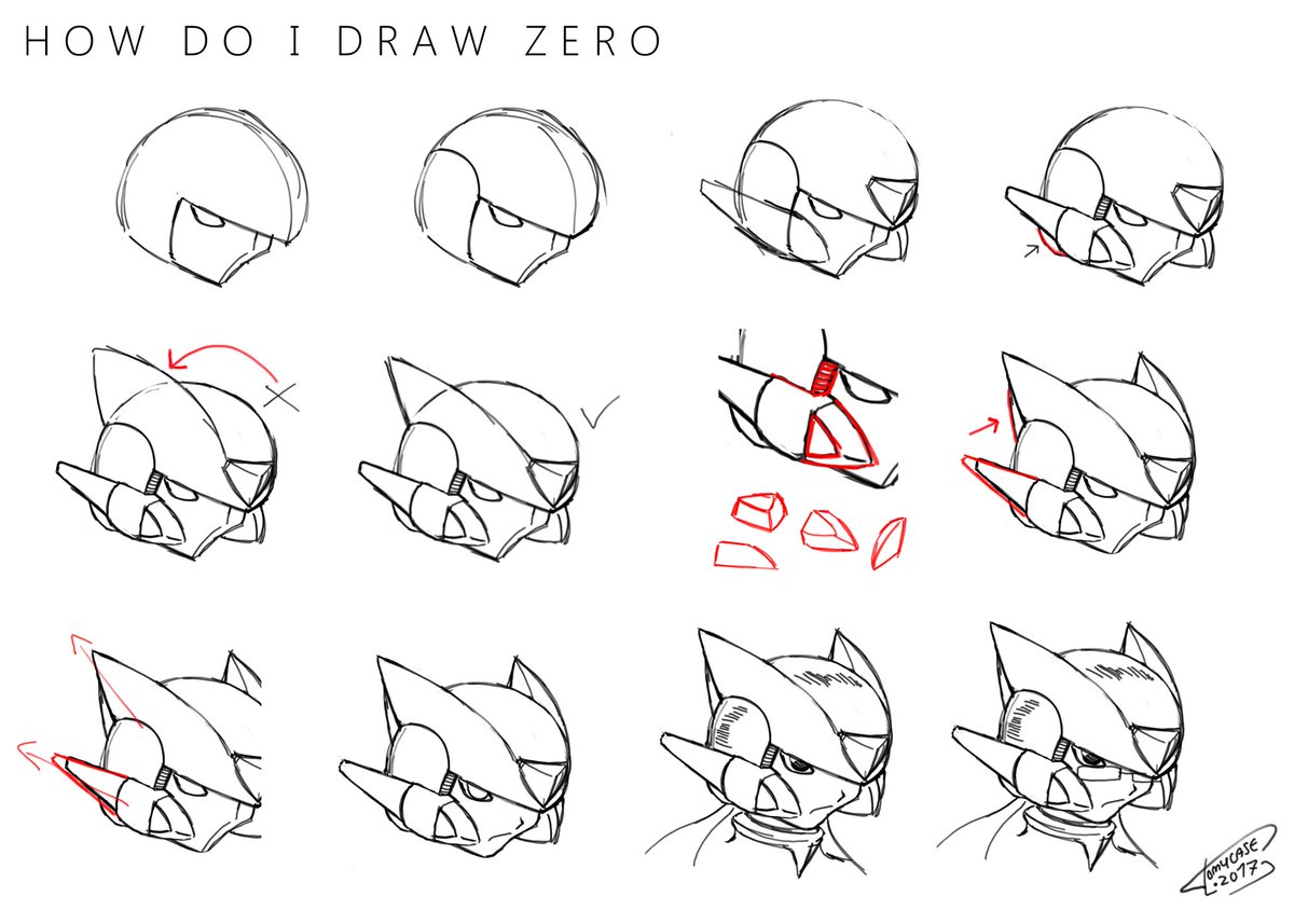 Zero Megaman Drawings
