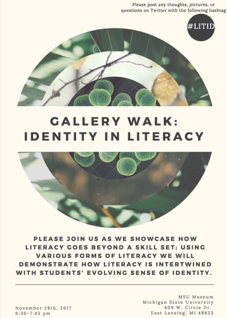 Identity in the Literacies We Love – An educators Gallery Walk ...