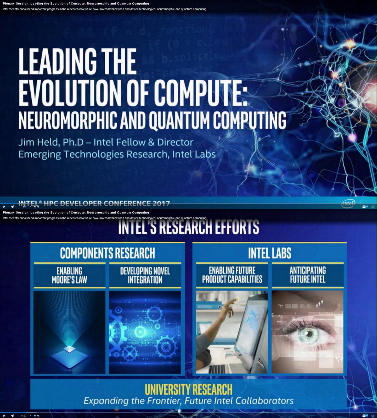 OGAWA, Tadashi on Twitter: "[Video] Leading the Evolution of Compute: Neuromorphic and Quantum ...