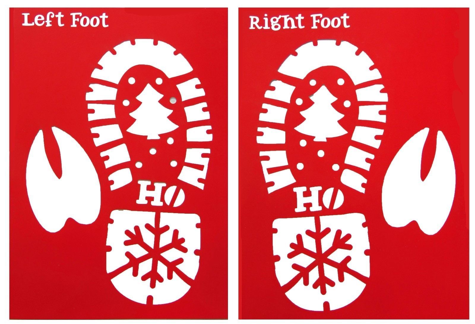 Printable Santa Feet